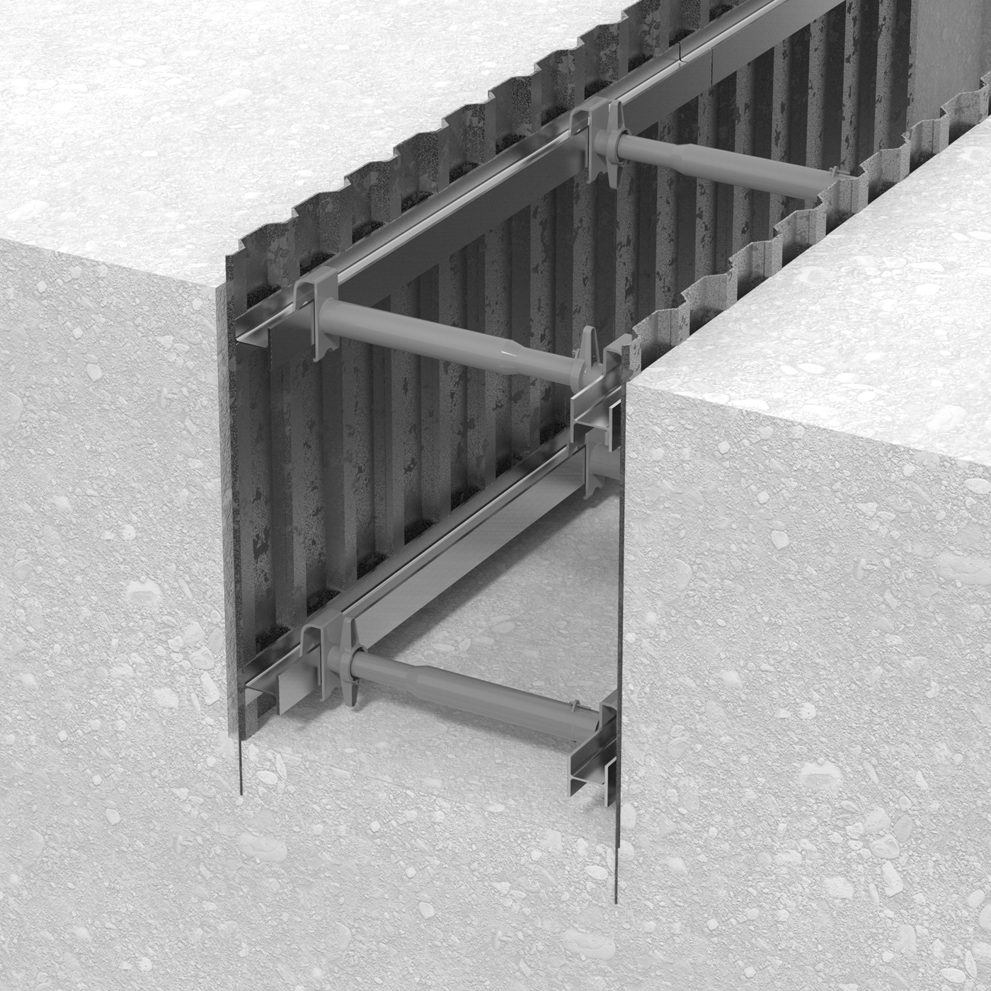 Trench struts for steel trench shoring - ISCHEBECK AUSTRALIA