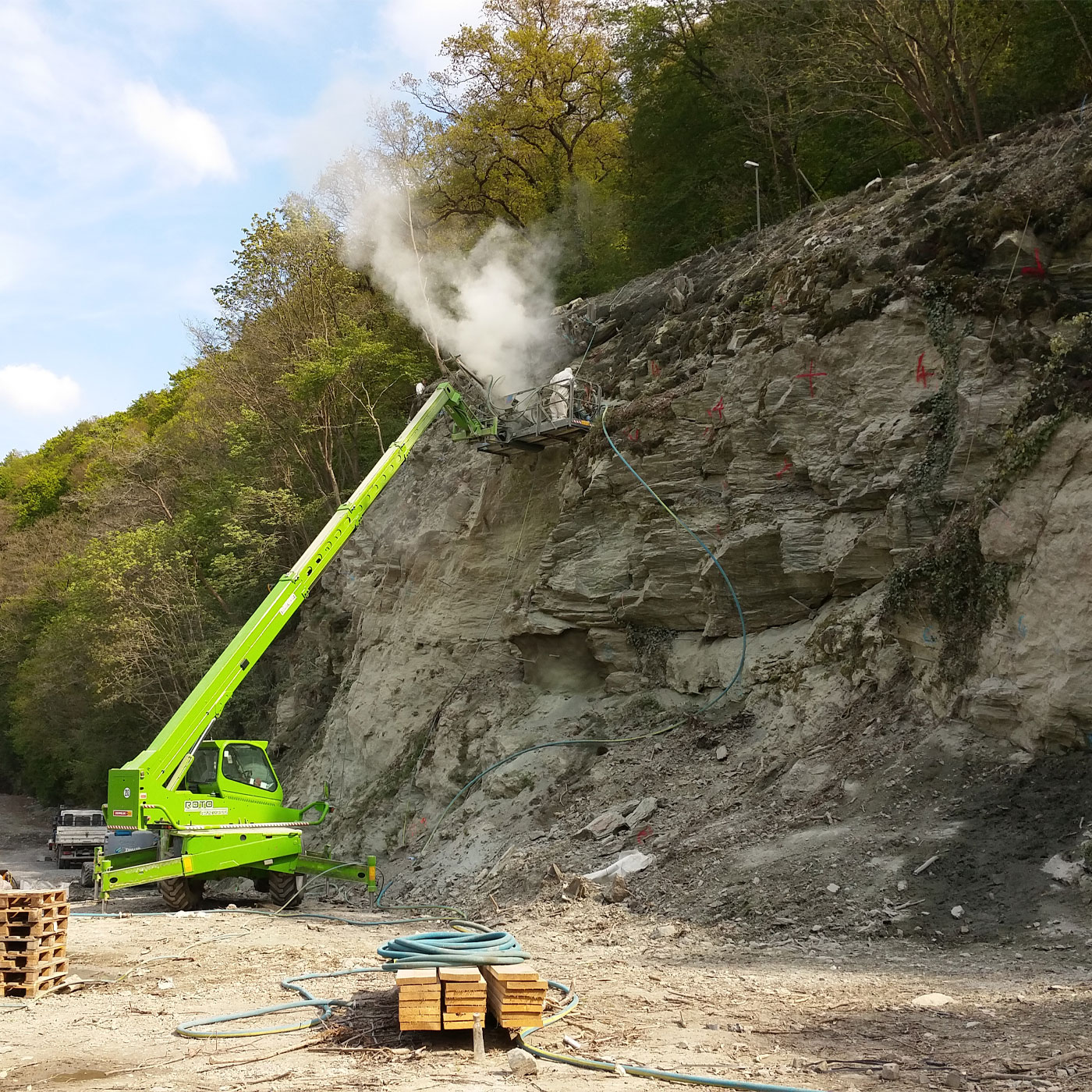 Soil nailing with Micropile TITAN - ISCHEBECK AUSTRALIA