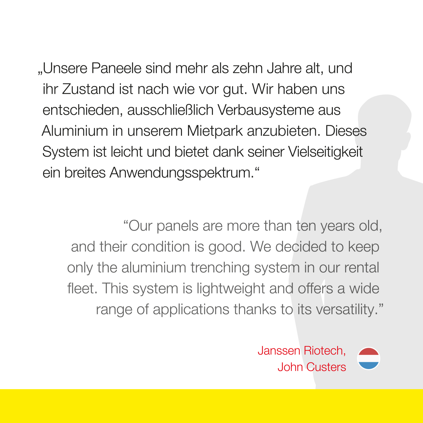 Aluminium trenching system GIGANT - ISCHEBECK AUSTRALIA - ISCHEBECK ...